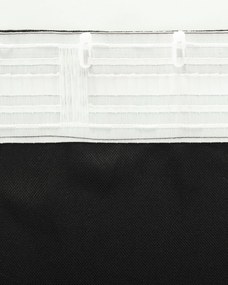 Hotový závěs BASIC s řasící páskou 140x300cm černý