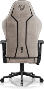 Látková herní židle černo-béžová Diablo X-One 2.0 Camel Black Small