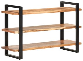 Příborník Cobble se 3 policemi - akáciové dřevo | 120x40x75 cm