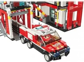 Qman MineCity W12014 Hasičské ústředí / Stavebnice / Počet figurek|díl