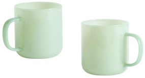 HAY Sada hrnků Borosilicate, Jade Light Green, 300ml, 2ks