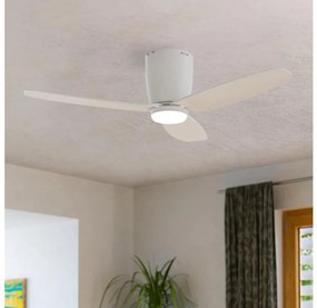 Eglo 35086  - LED Stropní ventilátor BAVARO LED/15W/230V + dálkové ovládání 35086
