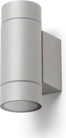 RED R13797 MIZZI NEW II nástěnná stříbrnošedá 230V GU10 35W IP65 - RED - DESIGN RENDL