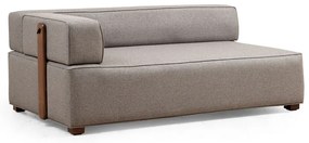 Designová rohová sedačka Galatea 360 cm šedá - pravá