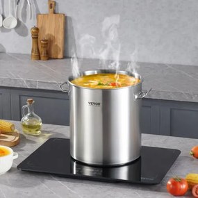 50,2 l Nerezový hrnec na vaření Kuchyňská omáčka hrnec s poklicí