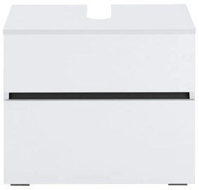 Bílá umyvadlová skříňka Støraa Wisla, 60 x 55 cm