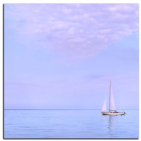 Obraz na plátně - Plachetnice na moři - čtverec 3248A (80x80 cm)