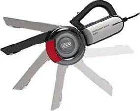 BlackDecker Pivot PV1200AV-XJ černá-červená / Autovysavač 12V / 0.44 l