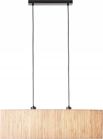 Závěsná dřevěná lampa Longshore 101692 béžová černá
