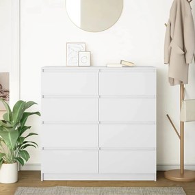 Příborník bílý 100x35x99 cm kompozitní dřevo 3328489