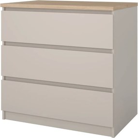 Krémová komoda 77x76x50 cm Naia – Tvilum