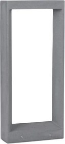 NV 9540218 Venkovní sloupkové svítidlo CAIRO šedý beton skleněný difuzor LED 8W 3000K 120-230V IP65 - NOVA LUCE