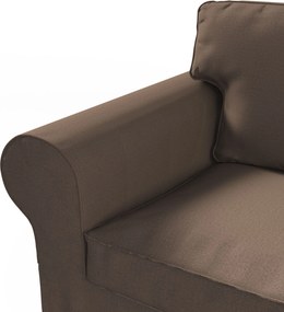 Potah na pohovku IKEA Ektorp 3-místná rozkládací, NOVÝ MODEL 2013 barva hnědá látka pletený vzor
