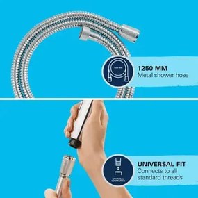 Grohe Hadice - Sprchová hadice VitalioFlex Metal Long-Life 1.25 m chro