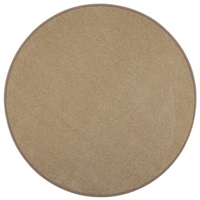 Vopi, Kusový koberec Eton béžový 70 kruh, 120x120 (průměr) kruh, béžová, ložnice