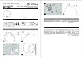 LUMINA RONDE METEO zrcadlo na chodbu do předsíně nástěnné do koupelny 412-436