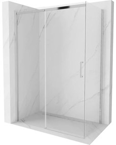 Mexen Omega rozsouvací sprchový kout 130 x 70 cm, Průhledné, Chromovaná - 825-130-070-01-00