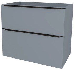 Mereo Mereo, Mailo, koupelnová skříňka 81 cm, černé madlo, Multidecor, CN591SBMSO1