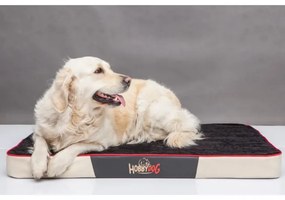 Matrace pro psa PREMIUM XL hnědá, s béžovou ekokůží