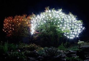 Nexos 39401 Vánoční osvětlení - LED světelná síť 2 x 2 m - studená bílá 160 diod