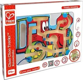 Hape Mašinka - bludiště s magnetickou hůlkou a korálky / od 2 let