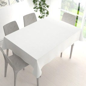 Biante Damaškový obdélníkový ubrus Atlas Gradl DM-012 Bílý - tenké proužky 2 mm 50x100 cm
