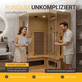 Artsauna Infrasauna Malmö 140, přírodní