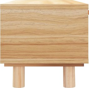 vidaXL Konferenční stolek 80x40x30 cm kompozitní a borové dřevo [345623] Barva: Hnědá