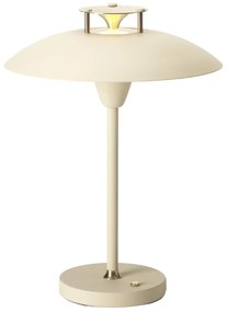 Krémově bílá kovová stolní lampa Halo Design Stepp 1-2-3