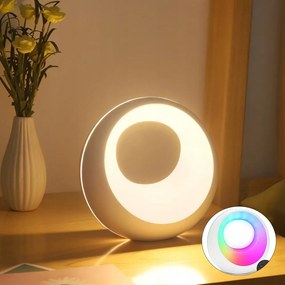 2000MAH Dotyková noční lampa Rgb Měnící barvu okolního světla
