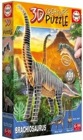 EDUCA 3D puzzle Brachiosaurus / 101 dílků / od 6 let