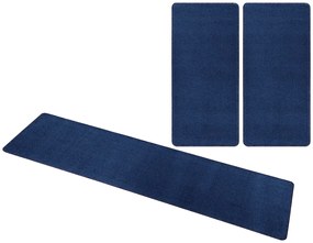 Hanse Home Collection koberce Kobercová sada Nasty 104447 Darkblue - 3 díly: 70x140 cm (2x), 70x240 cm (1x) cm