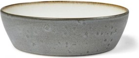 Bílá/zelená miska z kameniny Gastro Grey/Cream – Bitz