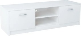 RTV stolek PETRAS 120 bílá (120 x 36) cm