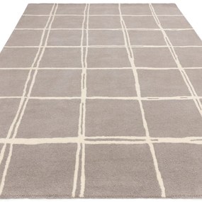 Tribeca Design Kusový koberec Swans Grid Silver Rozměry: 160x230 cm