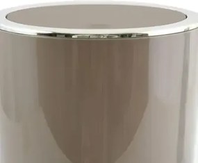 MSV KAMAKA výklopný odpadkový koš 6 L šedohnědý / plast