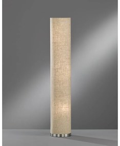 Béžová stojací lampa s textilním stínidlem (výška 110 cm) Thor – Fischer &amp; Honsel