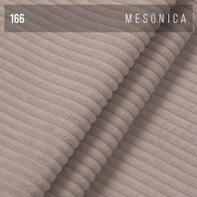 Béžová manšestrová rozkládací pohovka Mesonica Munro 224 cm