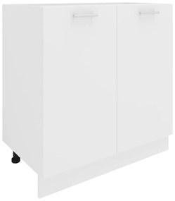 VCM Dolní kuchyňská skříňka Esilo, 80 cm, 2 dvířka, bílá
