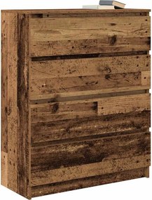 Příborník starého dřeva 80x35x99 cm kompozitní dřevo 3328487