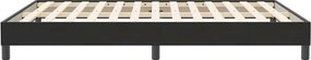 Postel Box Spring bez matrace černá 140x210 cm samet 3315827