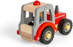Bigjigs Toys Traktor červený / od 12 měsíců