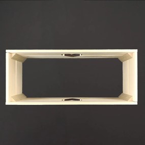 AMADEA Dřevěný obal na truhlík se srdcem, 52x21,5x17cm Český výrobek