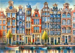 CHERRY PAZZI Puzzle Rytmus Amsterdamu / 1000 dílků / 70 × 50 cm