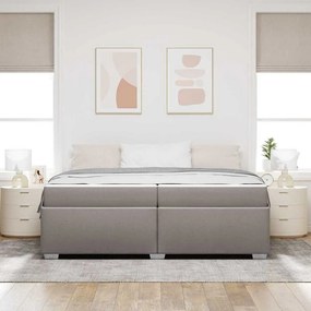 Rám postele Taupe 200 x 200 cm textil 3399212