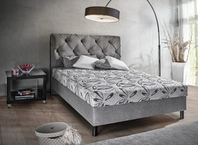 NEW DESIGN postele Postel MODO s hlavovým čelem a úložným prostorem, matrace a rošt v ceně, 110×200 cm Velikost postele: 110 × 200 cm