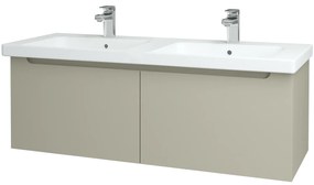 DŘEVOJAS COLOR SZZ2 125 skříňka s umyvadlem Harmonia 125 Barevné provedení: M05 Béžová mat