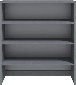 Nástavec na komodu HAMAR tmavě šedý 90 x 30 x 100 cm borovice 340434