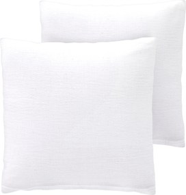 Livarno® Potah na polštář, 50 x 60 cm, 2 kusy (bílá)