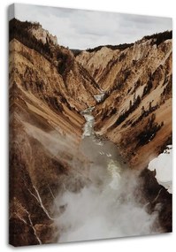 Obraz na plátně Horská příroda - 80x120 cm